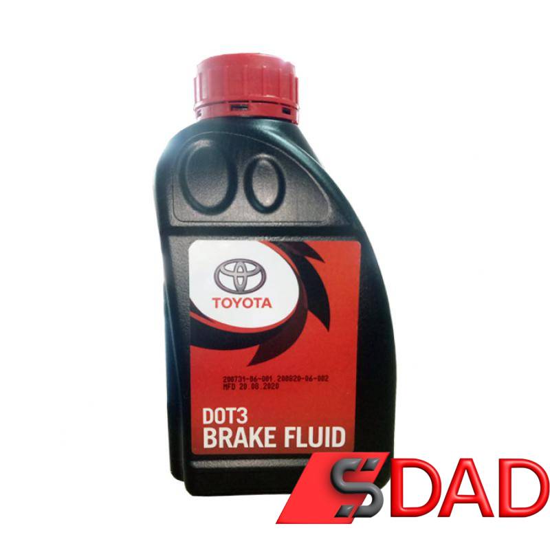 GENUINE TOYOTA BRAKE Fluid DOT 3 500ML 0882380250 – SDAD PARTS – SDAD PARTS